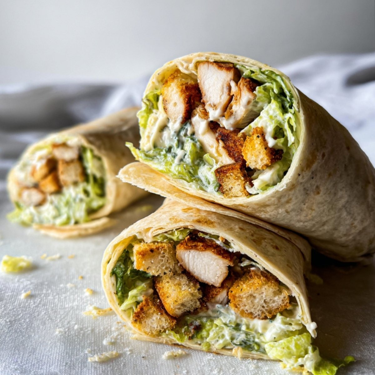 Chicken Caesar Wraps