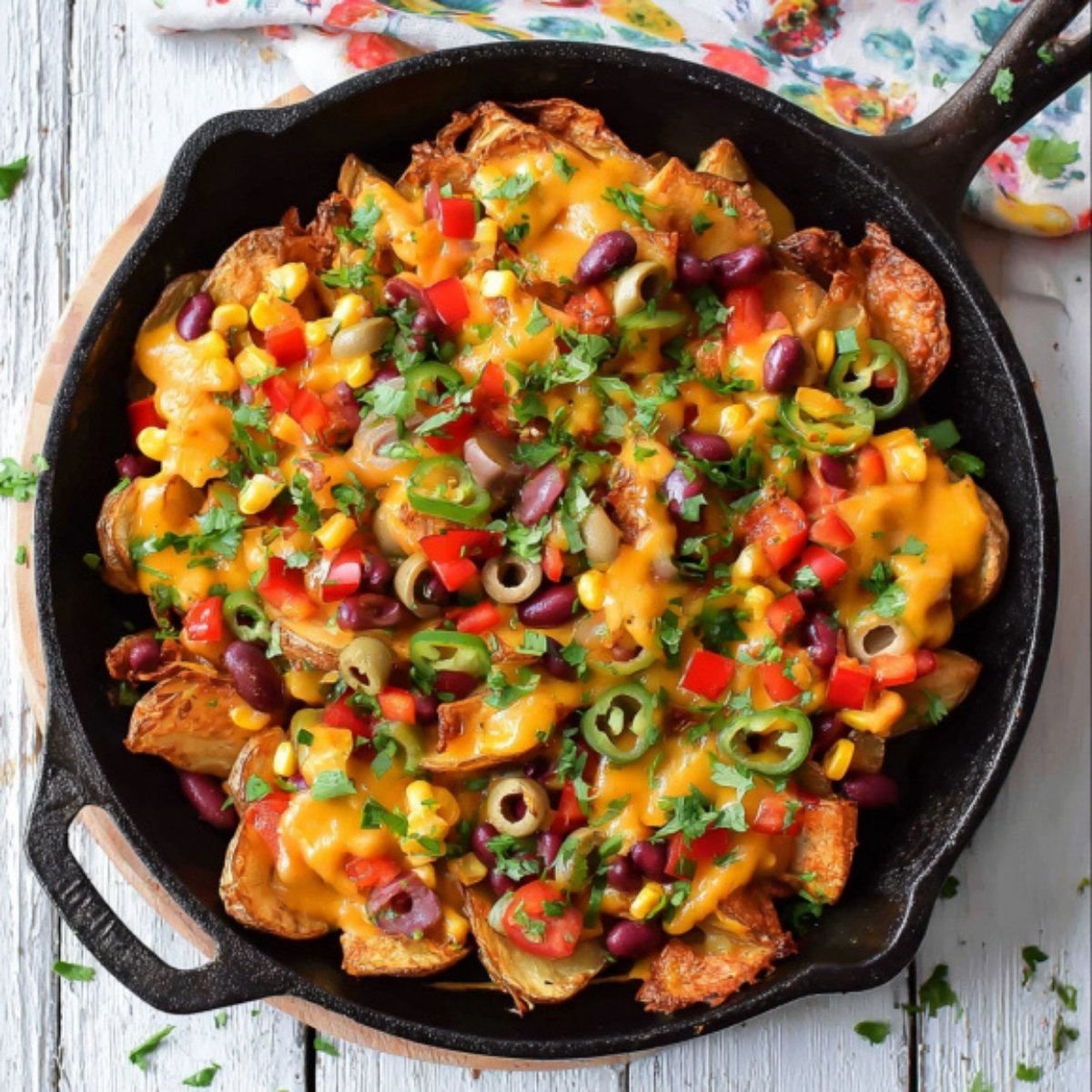 Loaded Baked Potato Nachos