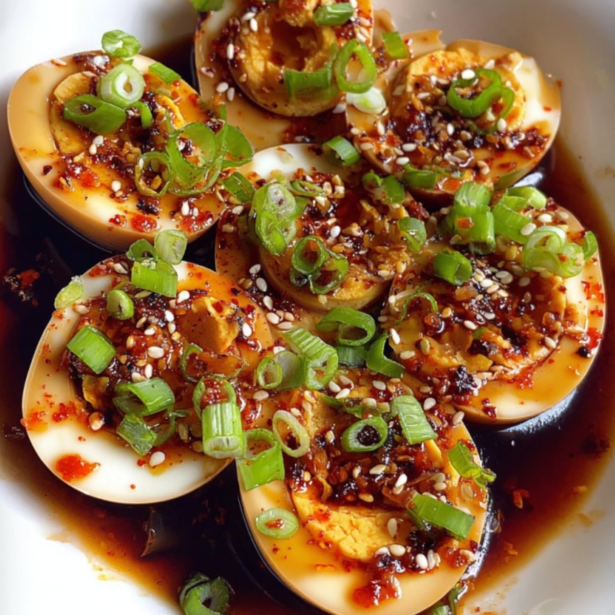 Soy Marinated Hard Boiled Eggs