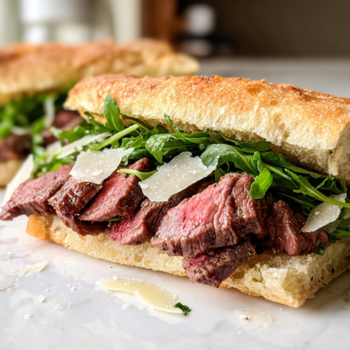Shaved Beef Sandwich